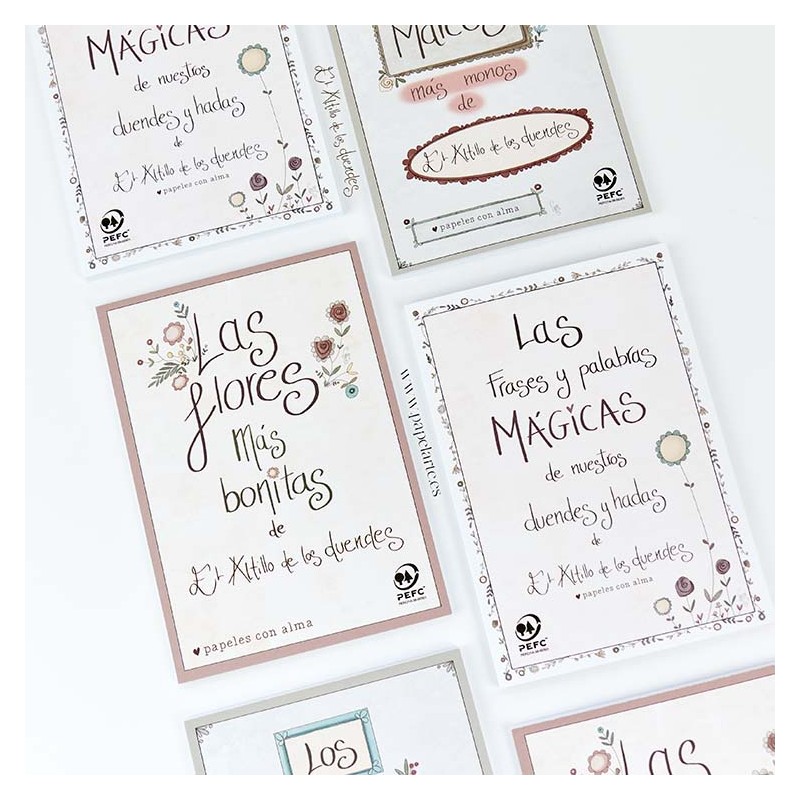 Bloc de recortables de flores