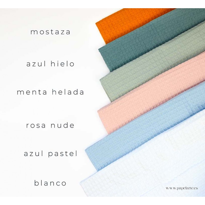 tela waffle para costura creativa